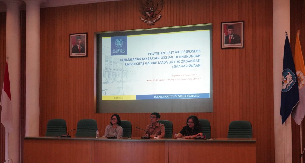 Pelatihan First Aid Responder Penanganan Kekerasan Seksual Bagi